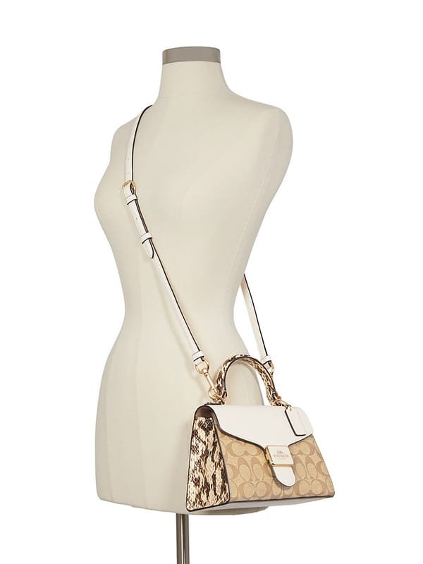 Coach Pepper Satchel In Signature Canvas – DAILY LUXURY